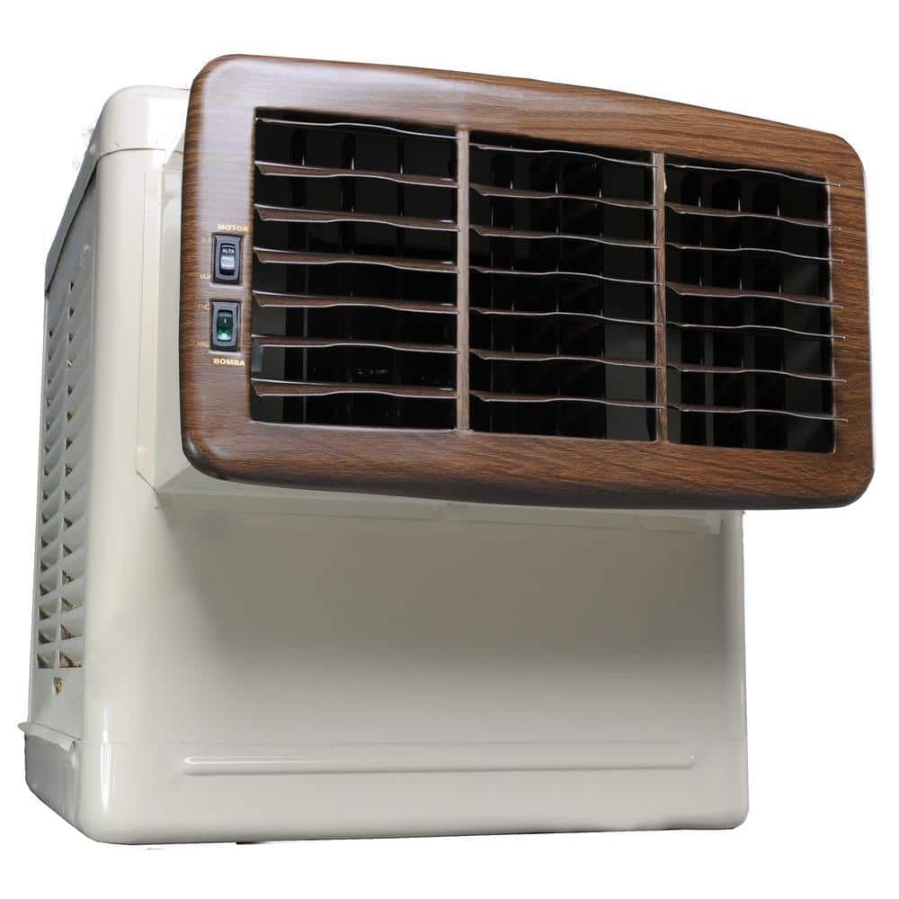 Airon 3800 CFM 2-Speed Front Discharge Window Evaporative Cooler for ...