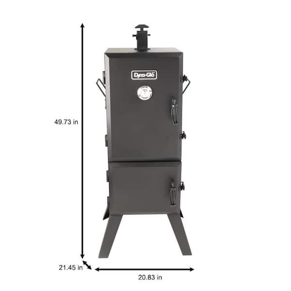 Dyna-Glo Wide Body Vertical Offset Charcoal Smoker In Black, 51% OFF