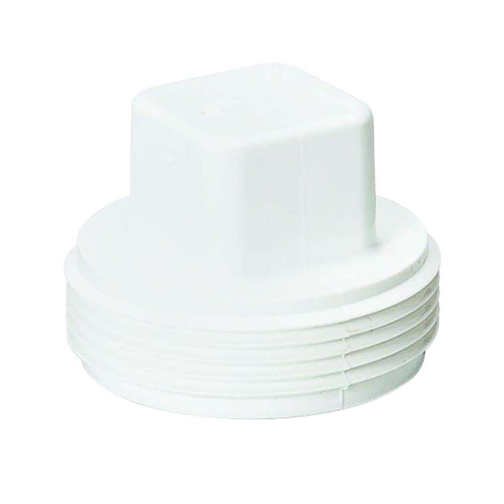 Mueller Streamline 4 in. PVC MPT Plug 05942H - The Home Depot