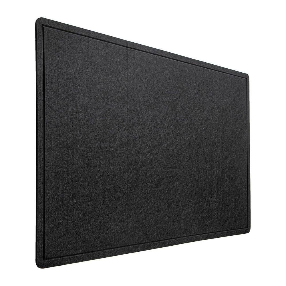 36 x 24 Inch Bulletin Board Foldable Felt Pin Board with 30 Push Pins ...