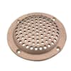Perko Round Bronze Strainer - 3 in. 0086DP2PLB - The Home Depot