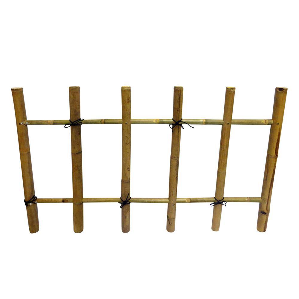 MGP 36 in. H x 60 in. L Bamboo Post and Rail Fence BRF-36 - The Home Depot