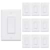 ELEGRP Decor 15 Amp Single Pole Rocker Light Switch with Midway Wall ...