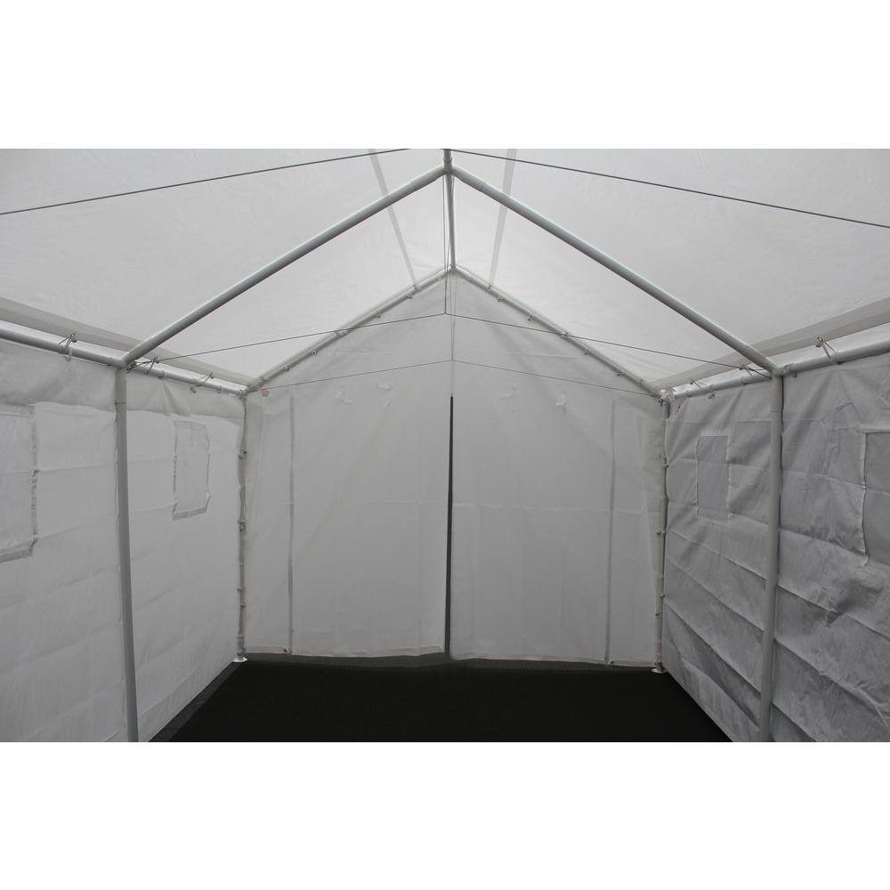 Buy Hercules 10 ft. W x 20 ft. D Steel Snow Load Canopy Online at ...