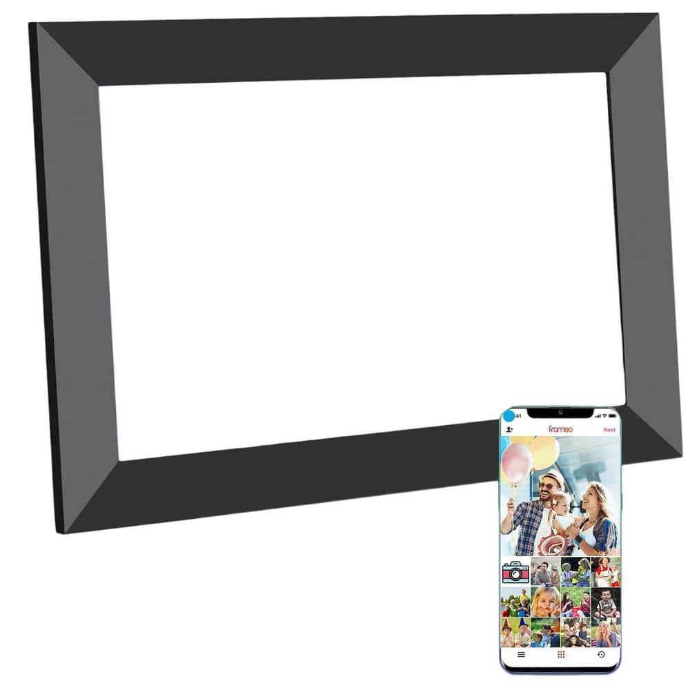 Lukyamzn 10.1 in. Smart WiFi Digital Picture Frame with IPS Touch ...