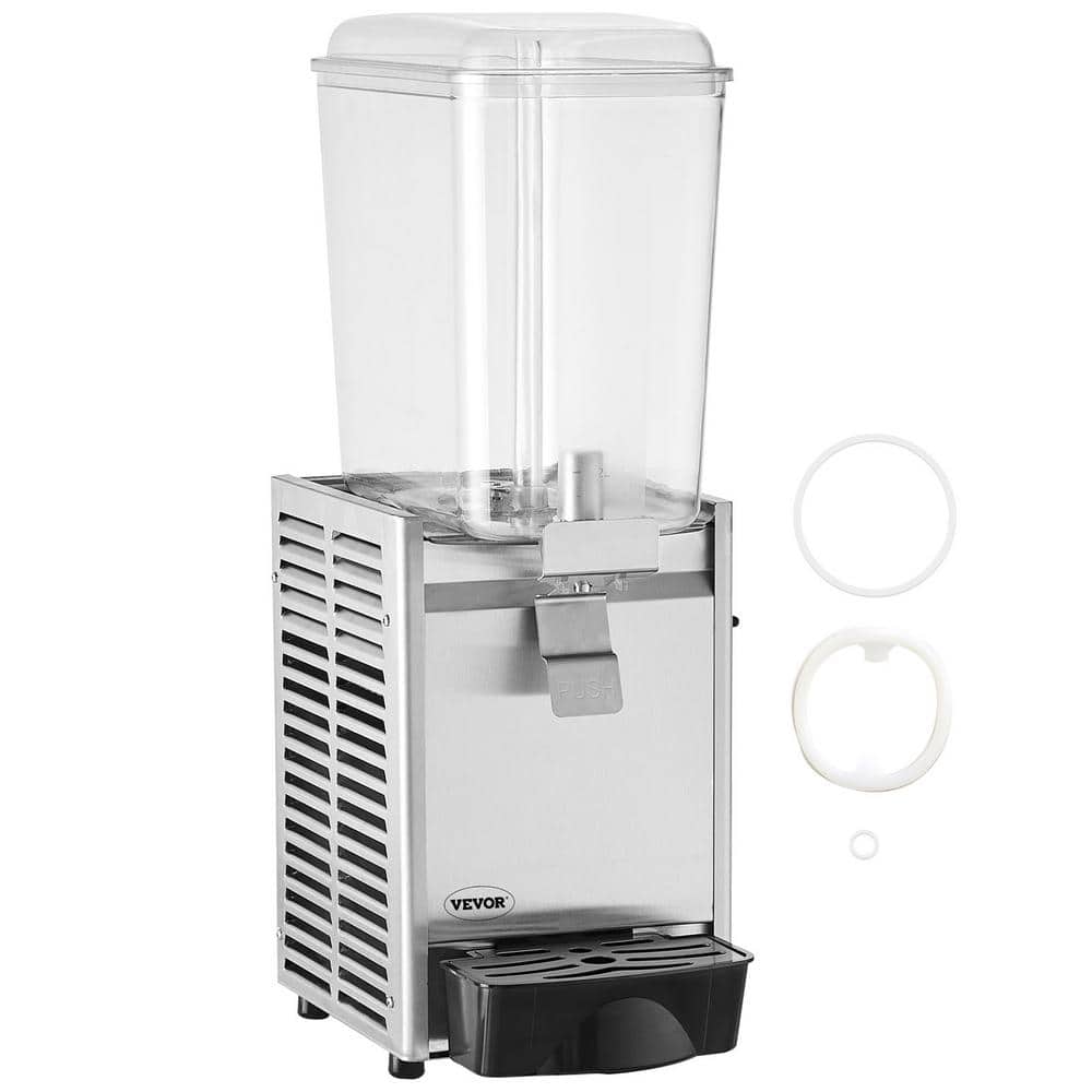 VEVOR Commercial 20.4 Qt 18 l Single Stainless Steel Juice Dispenser ...