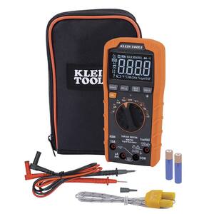 Klein Tools 1000V Auto-Ranging Digital Multimeter MM600 - The Home Depot