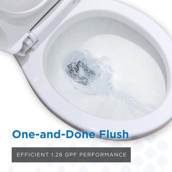 Gerber Maxwell Choice 12 in. Rough-in 2 Piece 1.28 GPF Single Flush ...