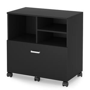 Tribesigns Frances Black File Cabinet with 2 File Drawers, Letter Size ...