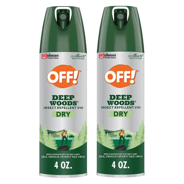OFF! Deep Woods Insect Repellent VIII, Non-Greasy DEET Mosquito ...