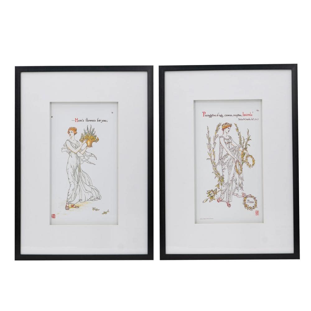 Miscool Anky 2-piece Framed Art Print 20 in. x 28 in. Wall Arts ...