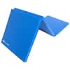 PROSOURCEFIT Tri-Fold Folding Thick Exercise Mat Blue 6 ft. x 2 ft. x 1 ...