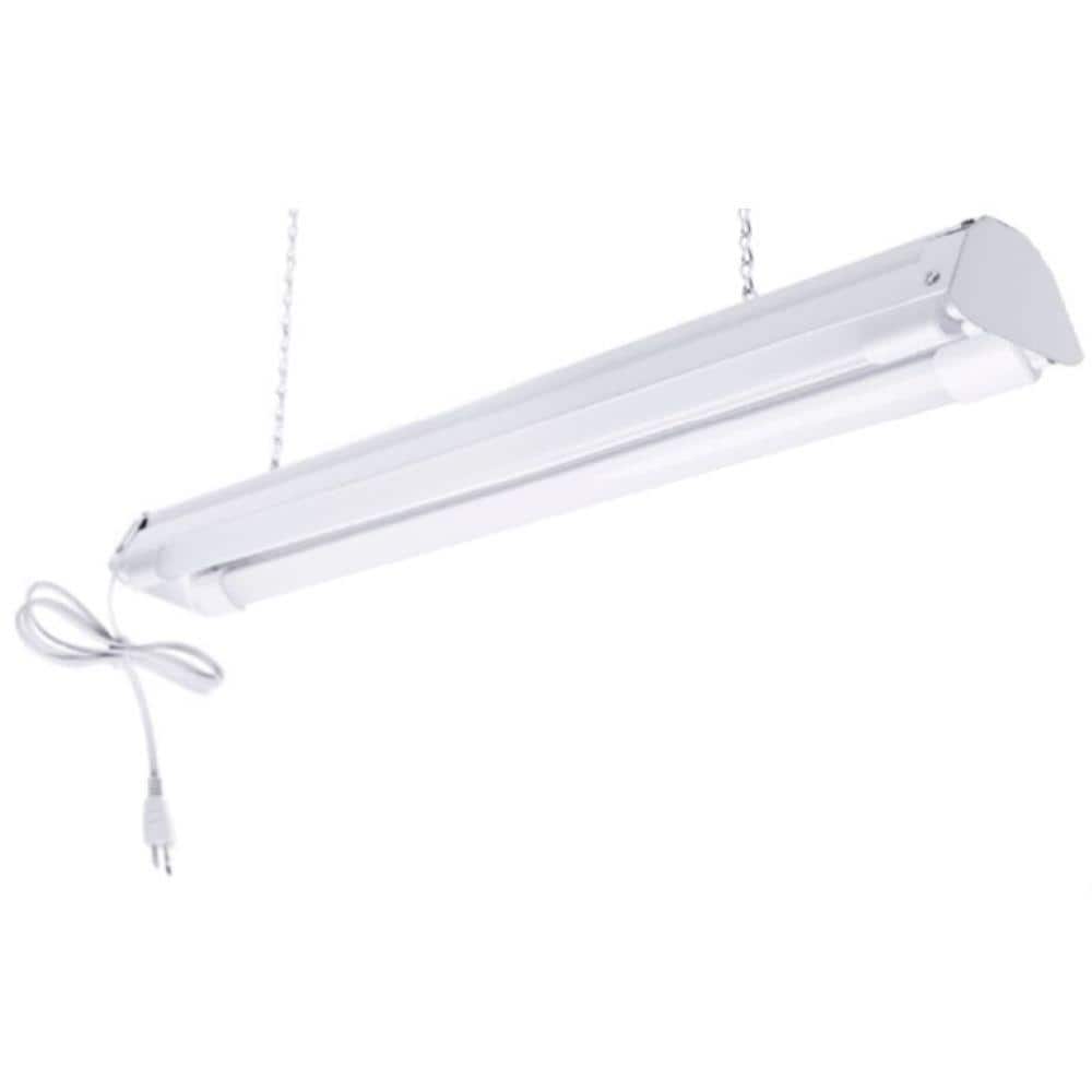 toggled 2 ft. 25-Watt T8/T12 White Shop Light 2 lamp High Output 5000K ...