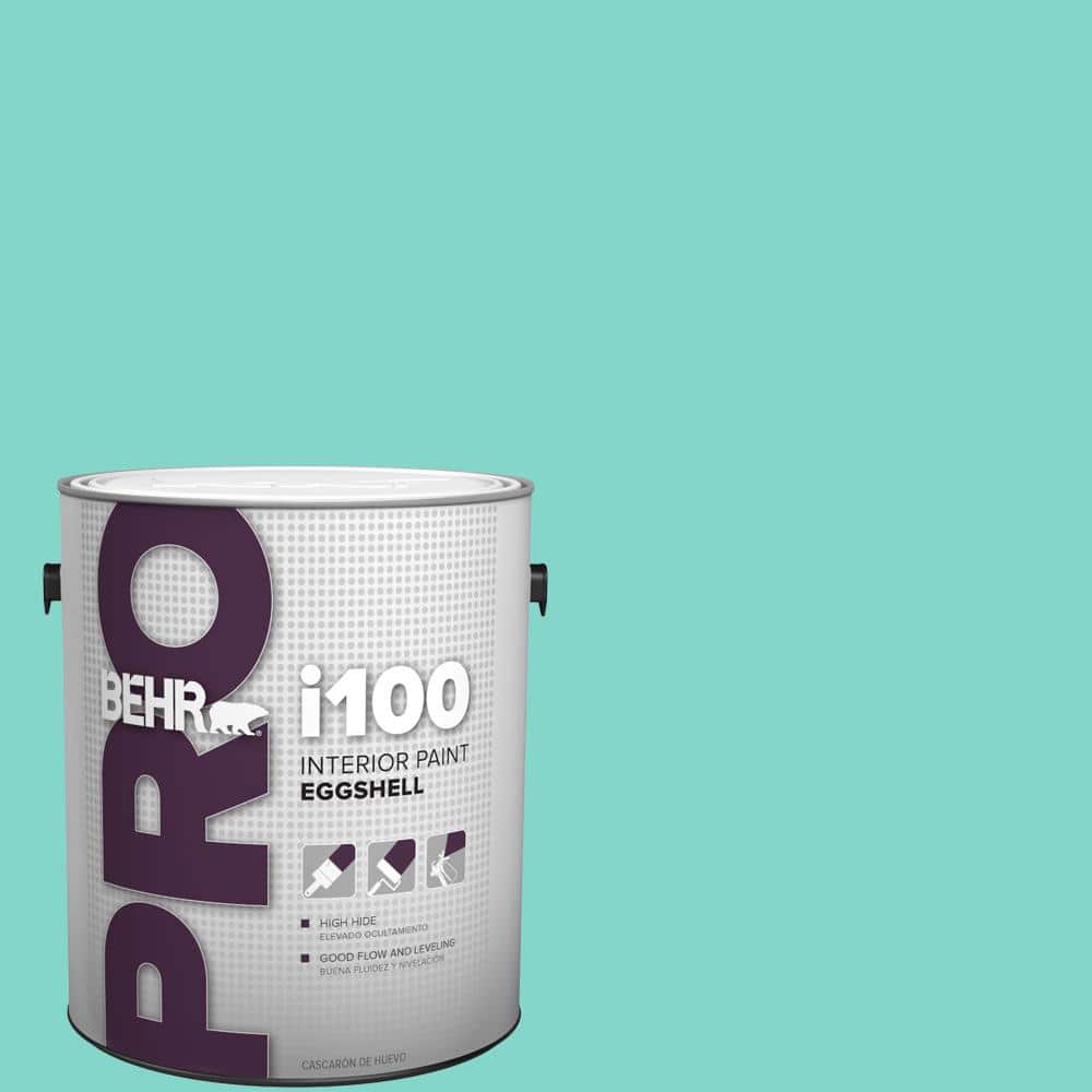 BEHR PRO 1 gal. #HDC-MD-09 Island Oasis Eggshell Interior Paint PR13001 ...