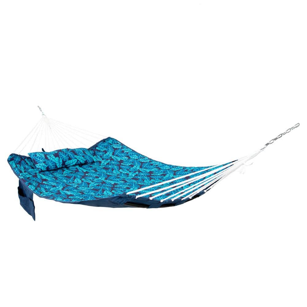 Sunnydaze Metal Spreader Bar Hammock Bed with Pillow - 10 ft ...