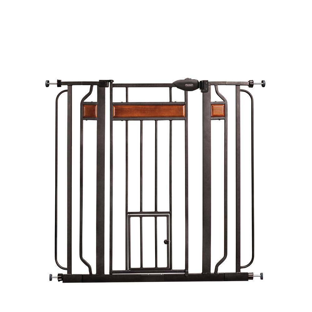 Carlson Pet Products Carlson Design Paw Extra Tall Pet Gate with Small ...