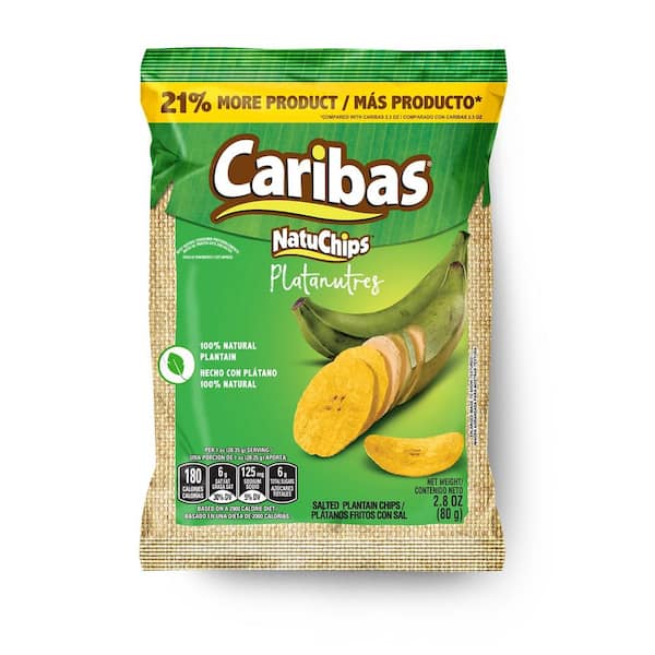 Caribas 2.8 oz. x 40 oz. x 1 oz. Natuchips Plat PR CS 300051861 - The ...