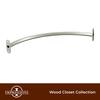 ClosetMaid Impressions 23 in. Corner Rounder Nickel Closet Rod 30710 ...
