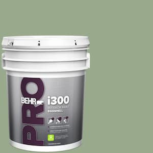 BEHR PRO 5 gal. #PPU11-05 Pesto Green Satin Exterior Paint PR64305 ...