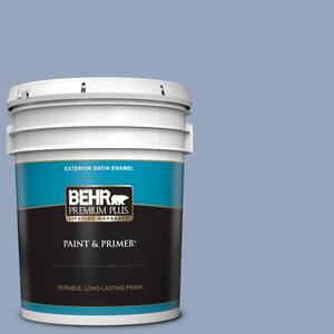 BEHR MARQUEE 5 gal. #590F-4 Cloudberry Satin Enamel Exterior Paint ...