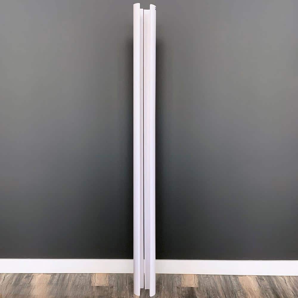 Buy 5 in. x 94 in. PVC Lally Column Cover with Standard Cap and Base ...