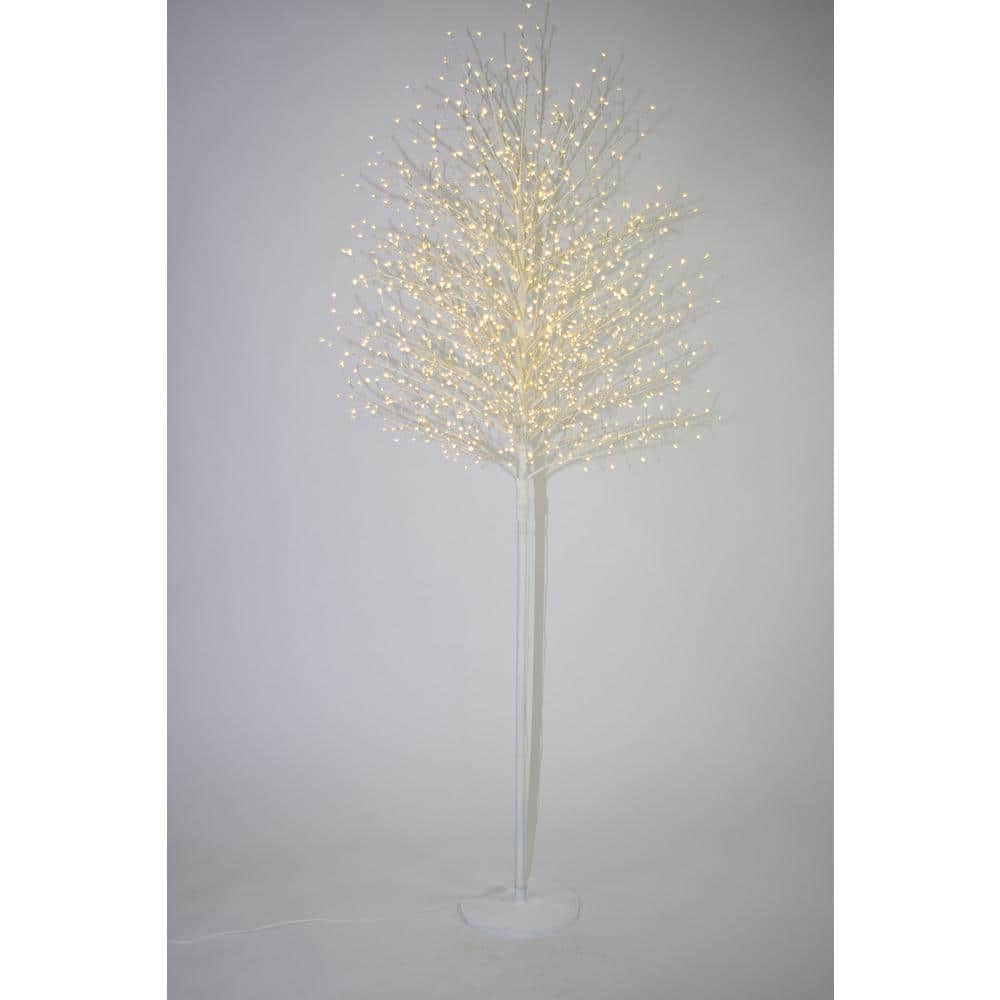 HI-LINE GIFT LTD. 210 cm Micro Dot White Tree 37518-L-WT - The Home Depot