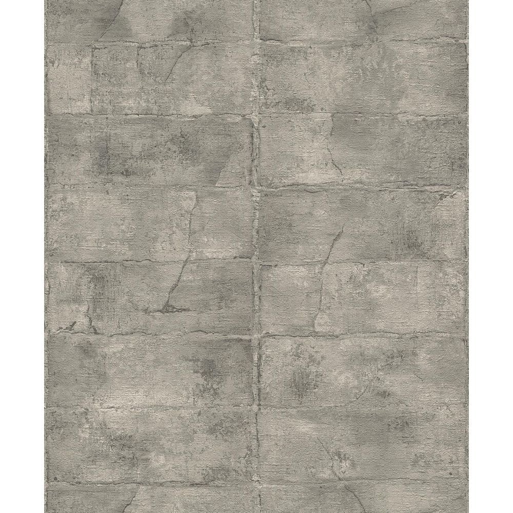 Advantage Clay Grey Stone Wallpaper Sample 4096-520156SAM - The Home Depot