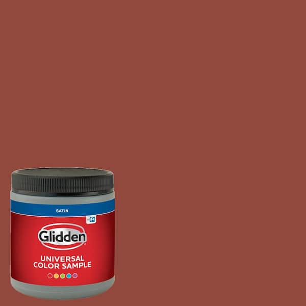 Glidden 8 oz. PPG1065-7 Cedar Chest Satin Interior Paint Sample PPG1065 ...