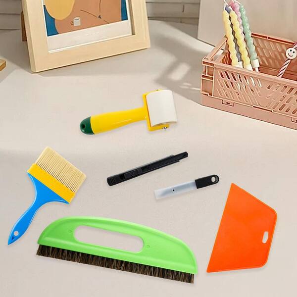 Wallpaper Installation Tools Wallpaper Smoothing Tool Kit - 9-Piece Set ...