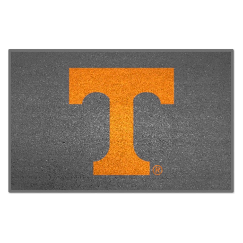 FANMATS Tennessee Volunteers Gray 2 ft. x 3 ft. Starter Mat Area Rug ...
