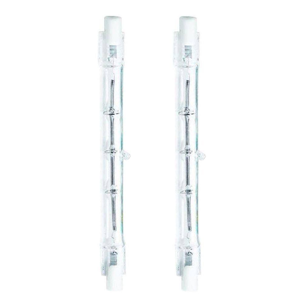 Philips 500-Watt T3 Halogen Double-Ended Work and Security Light Bulb ...