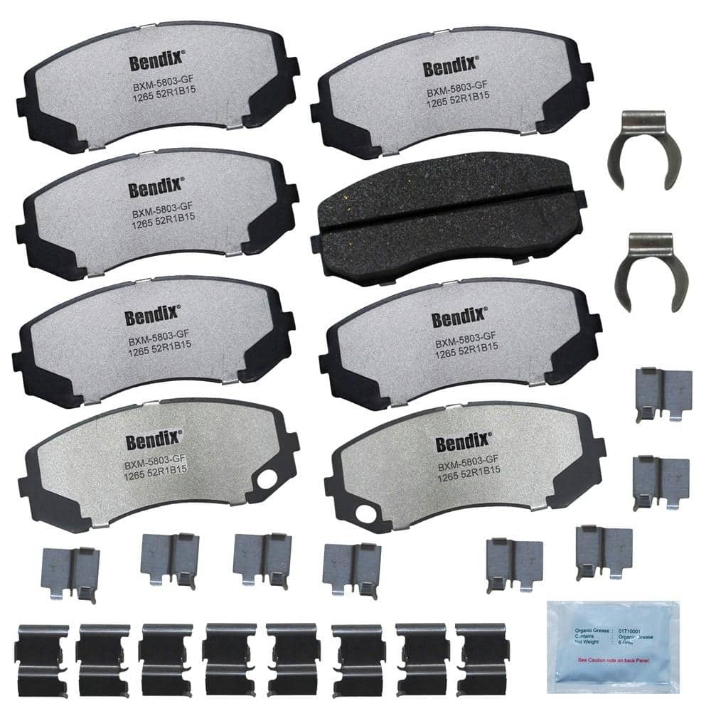 Bendix Fleet Metlok Disc Brake Pad Set MKD1265FM - The Home Depot