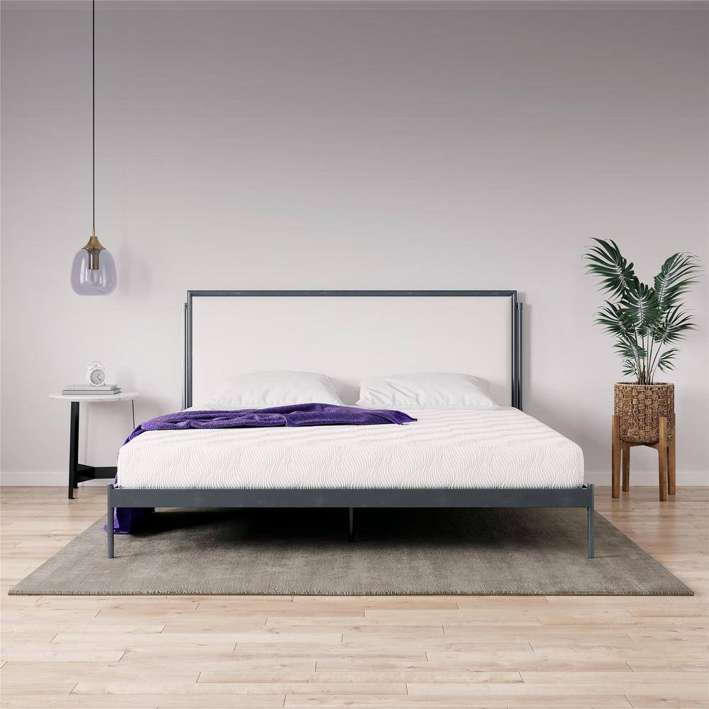 Signature Sleep Memoir 8" Medium Firm Charcoal Memory Foam Smooth Top ...