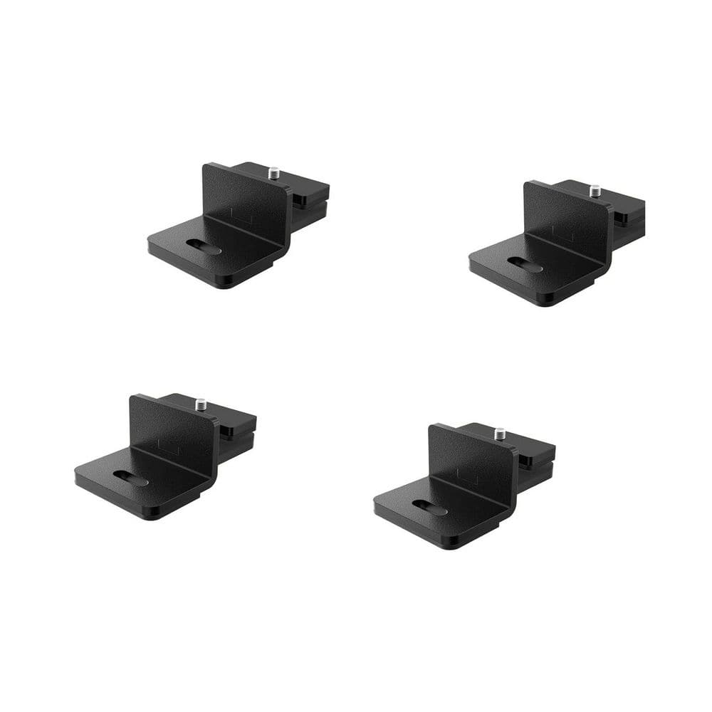 Vrbgify 4-Set of Heavy Duty Solar Panel T-Slot Mounting Kit Fits for ...