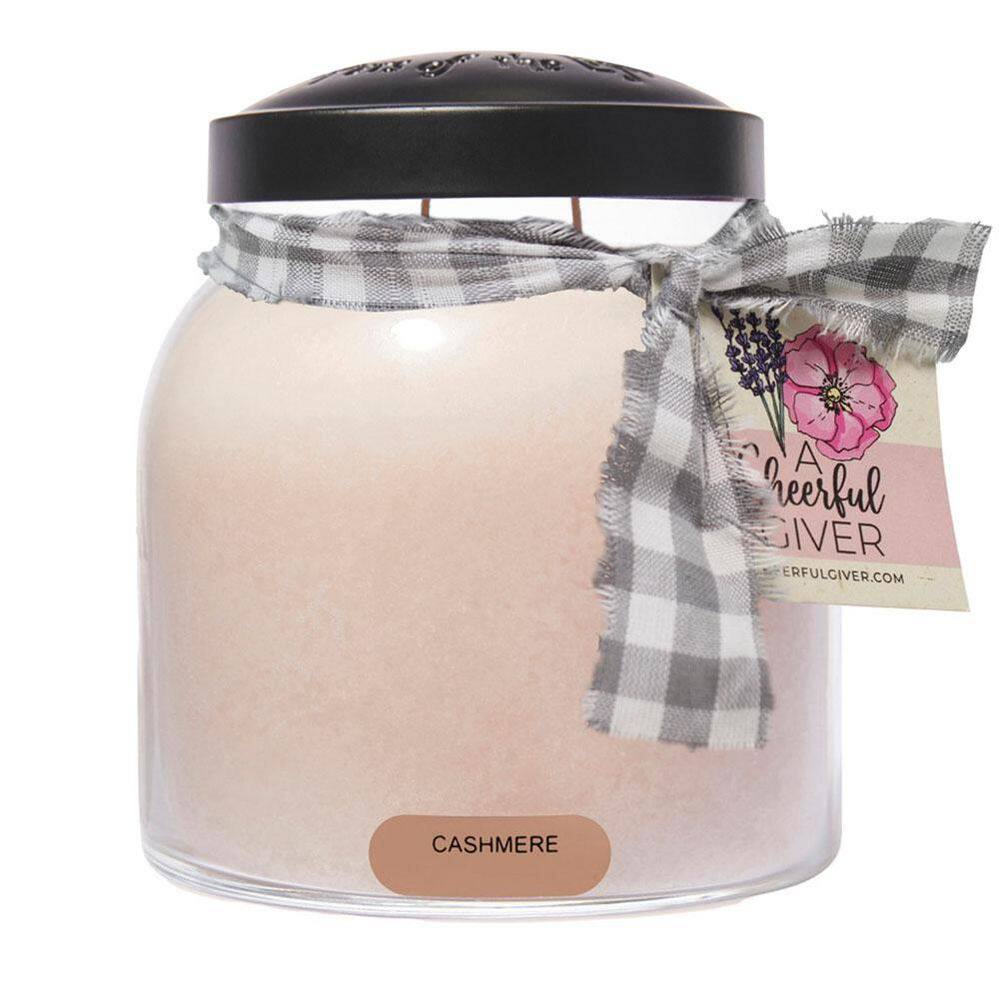 Keepers of the Light Cashmere Glass Candle JP05 - The Home Depot