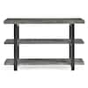 Alaterre Furniture Pomona 48 in. Slate Gray/Black Standard Rectangle ...