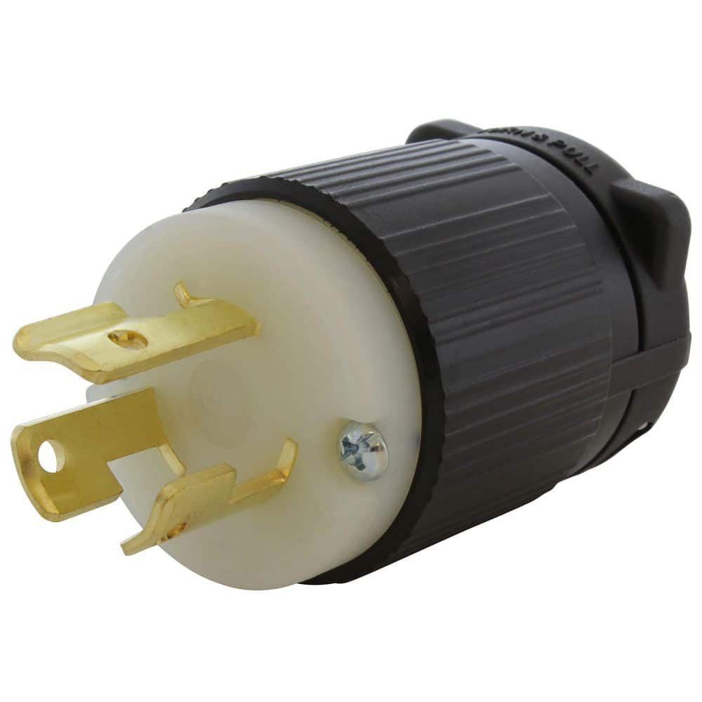 AC WORKS NEMA L6-15P 15A 250V 3-Prong Locking Male Plug with UL, C-UL ...