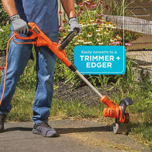 BLACK+DECKER 12 in. 6.5 Amp Corded Electric 3-in-1 String Trimmer and ...