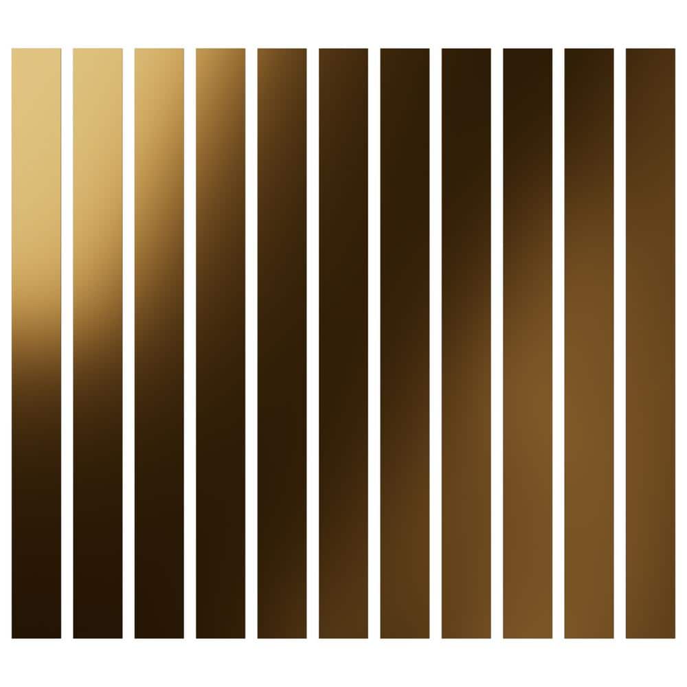 Ekena Millwork Adjustable Slat Wall 1/8 in. T x 4 ft. W x 4 ft. L Gold ...