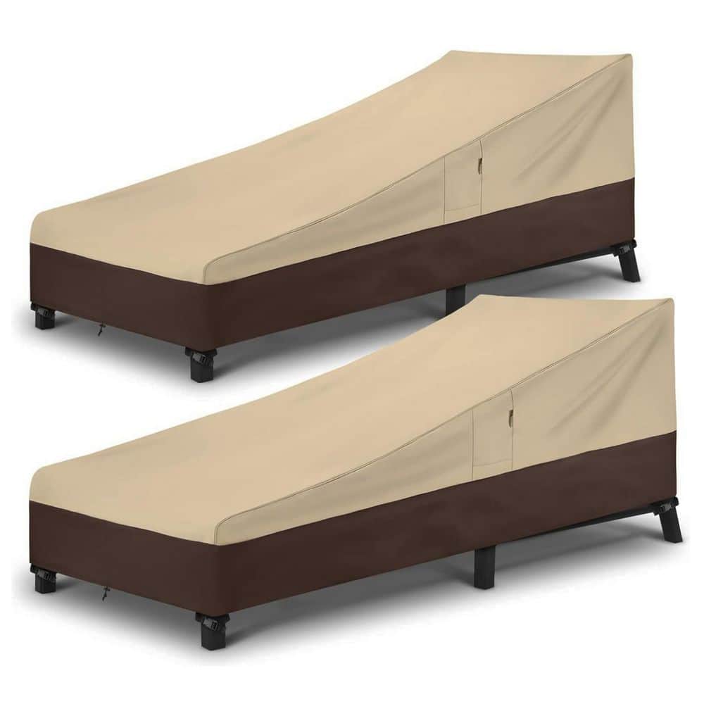 Chaise Lounge Covers HAMLER 2-Pack Lounge Chair Covers - Waterproof ...