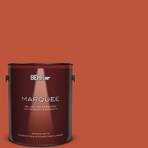 BEHR PREMIUM PLUS 1 gal. #S-G-200 Glowing Firelight Satin Enamel ...