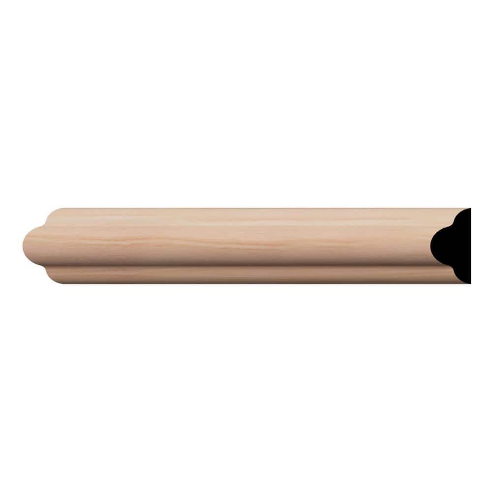 Ekena Millwork WM1215 0.56 in. D x 1.25 in. W x 96 in. L Wood (Cherry ...
