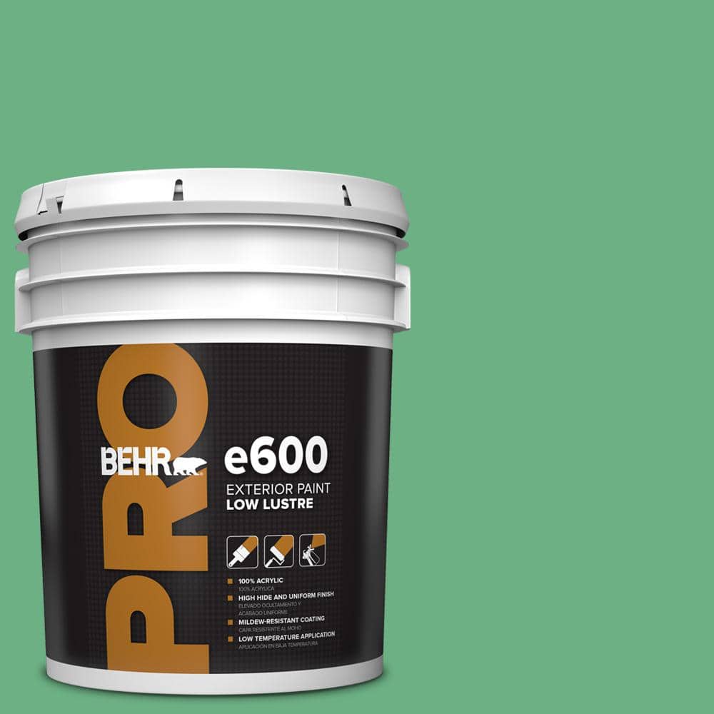 BEHR PRO 5 gal. #P410-5 Lily Pads Low Luster Exterior Paint PR62305 ...