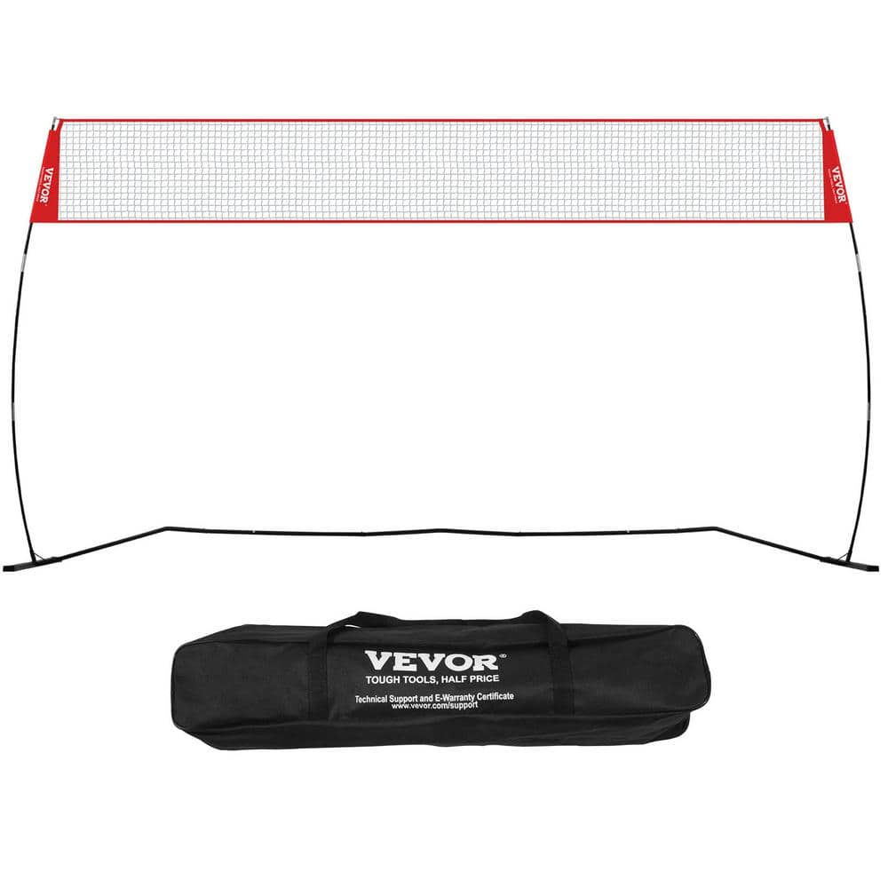 VEVOR Freestanding Volleyball Training Net for Indoor or Outdoor Use ...