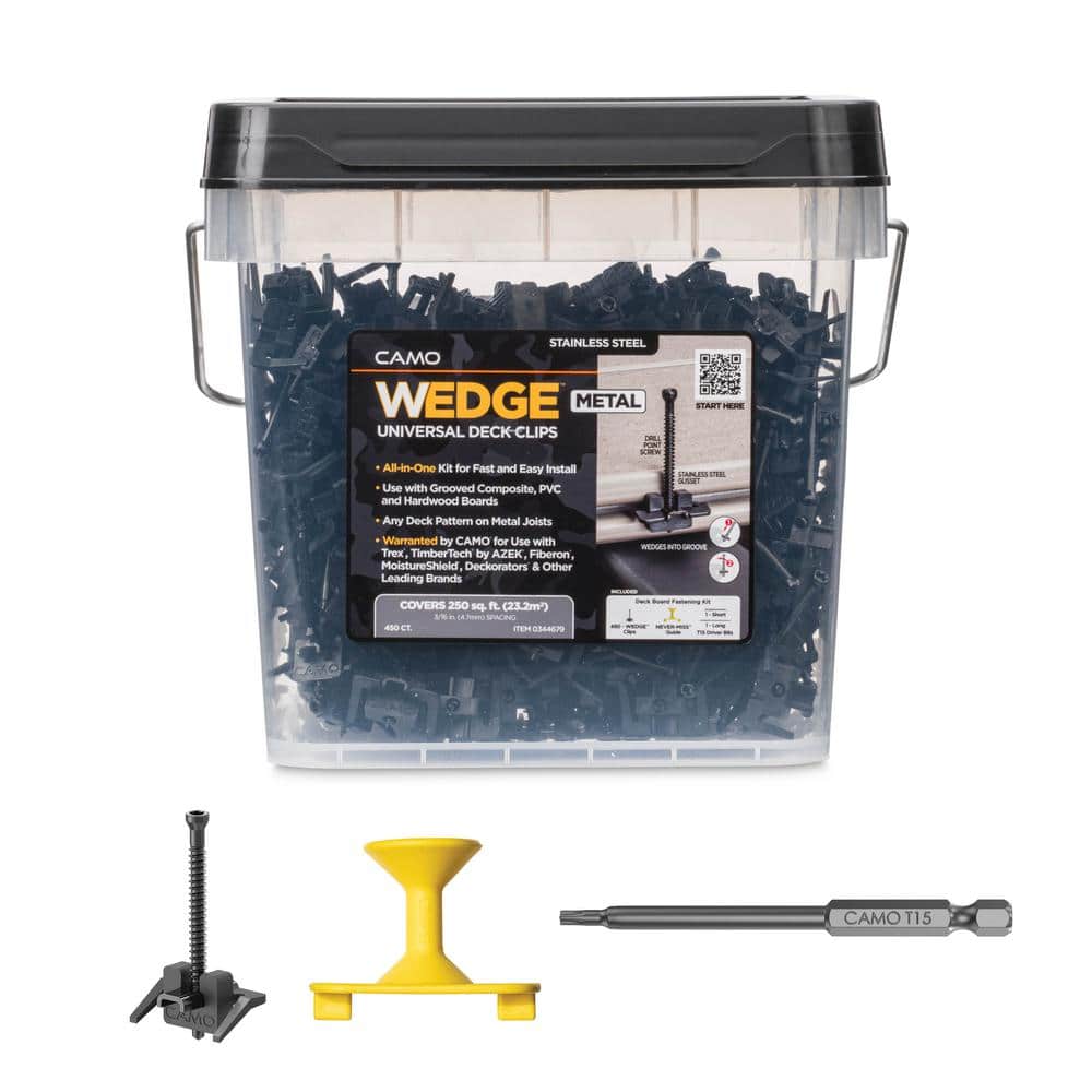 CAMO Wedgemetal Stainless Steel Hidden Deck Fastener Clip For Metal ...