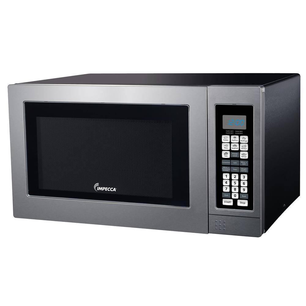 Impecca 1.2 cu. ft. Over the Counter Convection Microwave in Stainless ...