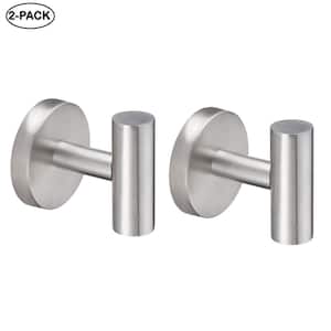 WISBEAM Knob Hooks Robe/Towel Hook 2.25 in Matte Black 4-Pack 4B02095-BK - The Home Depot