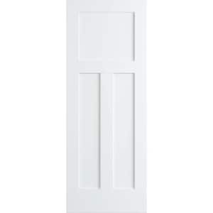 Masonite 24 in. x 80 in. Smooth Flush Hardboard Solid Core Primed ...