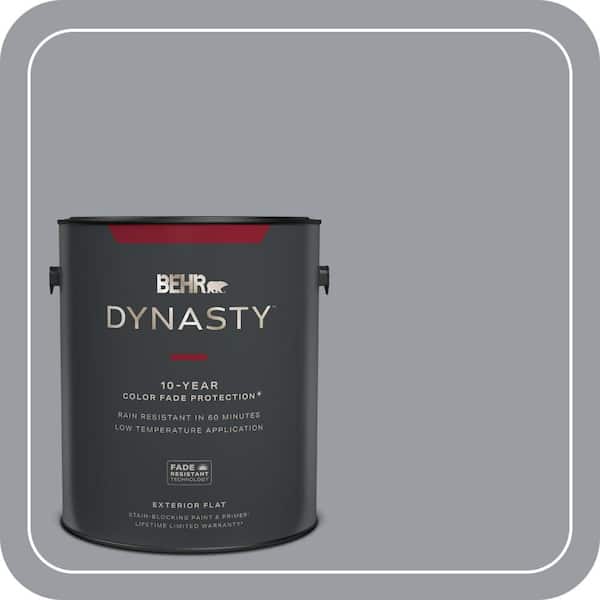 BEHR DYNASTY 1 gal. #PPU26-20 Smokey Lilac Flat Exterior Stain-Blocking ...