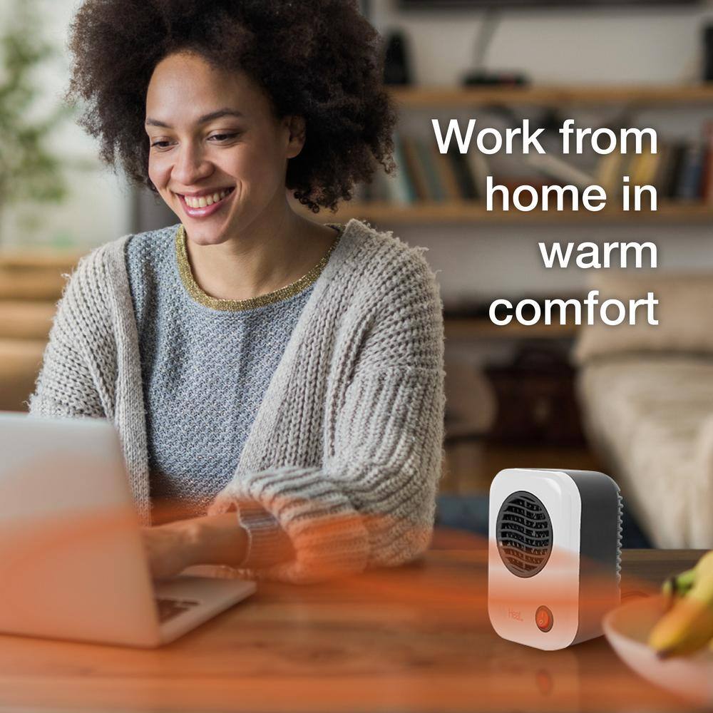 My Heat 200-Watt Electric Portable Personal Space Heater, White Best ...